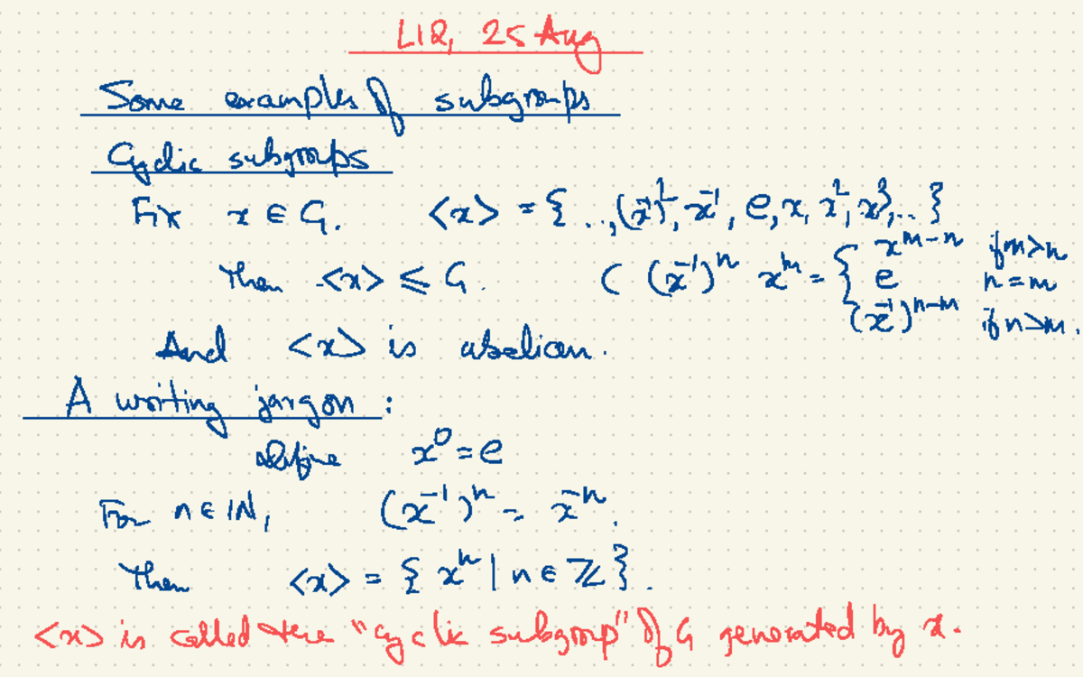 L12-16 merged - L12, 25 Aug Some examples of subgroups Cydiz subgras Ex ...
