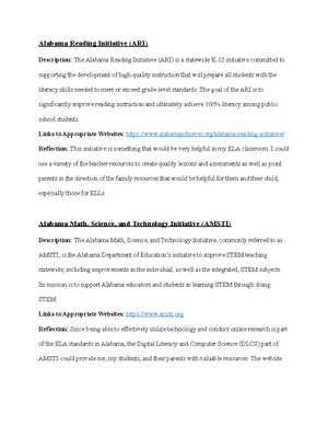 Lesson Plan Assignment - University of North Alabama Lesson Plan ...