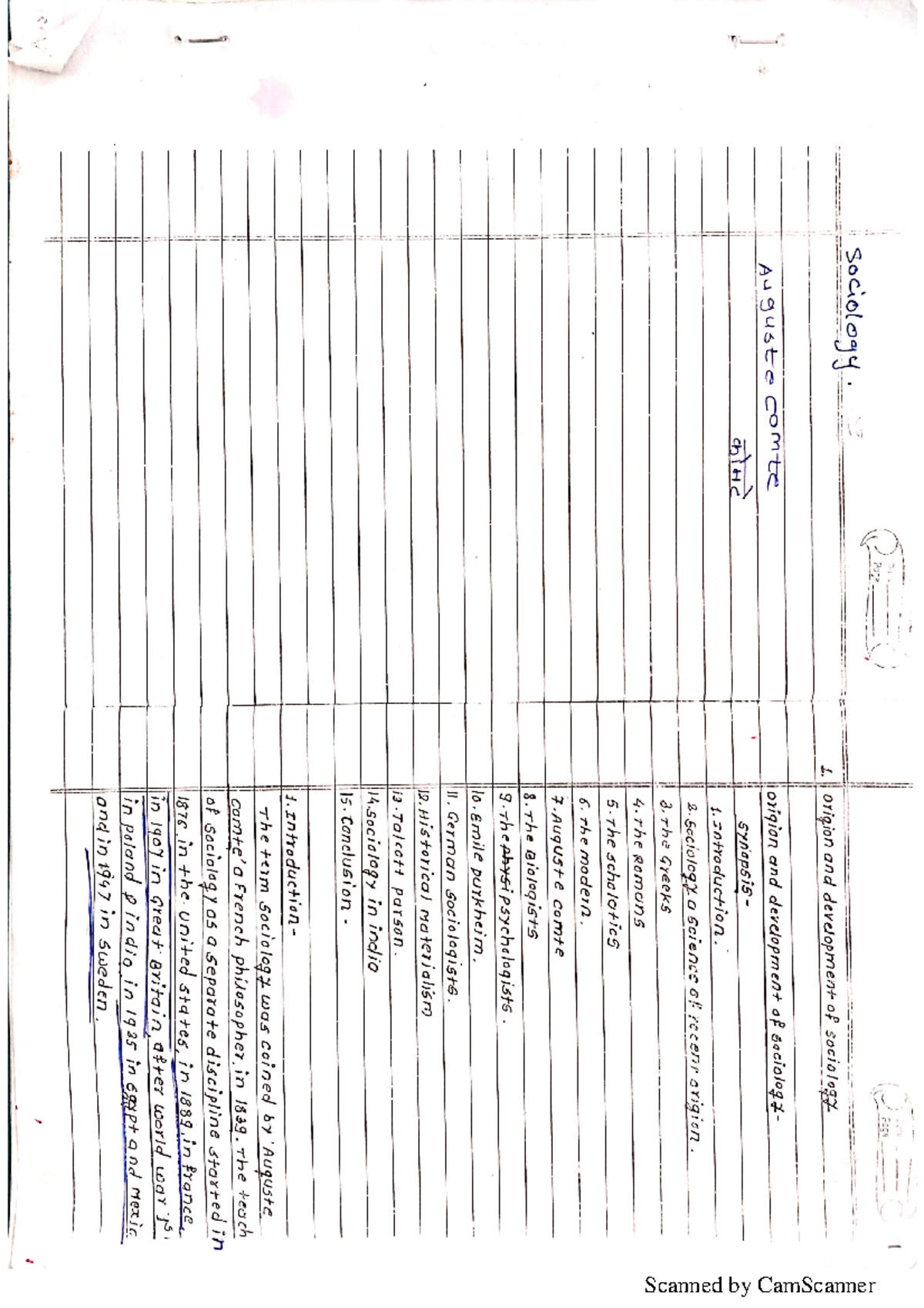 Sociology Notes - LKDIO - BA-llb - Studocu