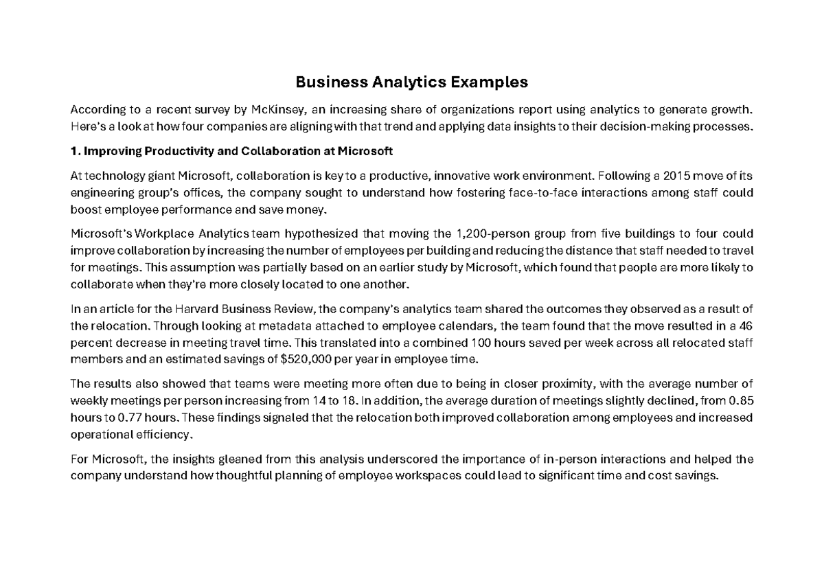 101 Business Analytics Motivating Examples - Business Analytics ...