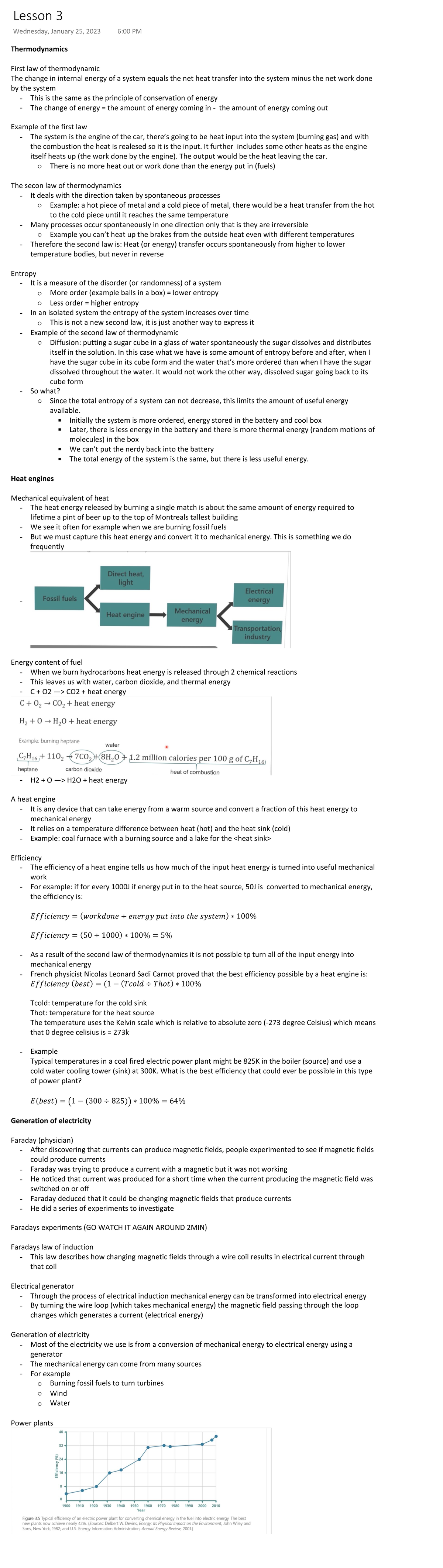 Chemical Thermodynamics Lesson Plan 1 Types Of