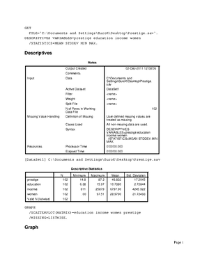 HW2 Solutions 1 - ddsdfsdf - Statistics 252 – Homework # 2 Solutions ...