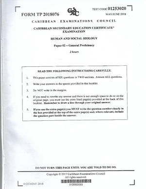 CSEC English A 2023 Paper 2 Study Guide - CSEC English A 2023 Paper 2 ...