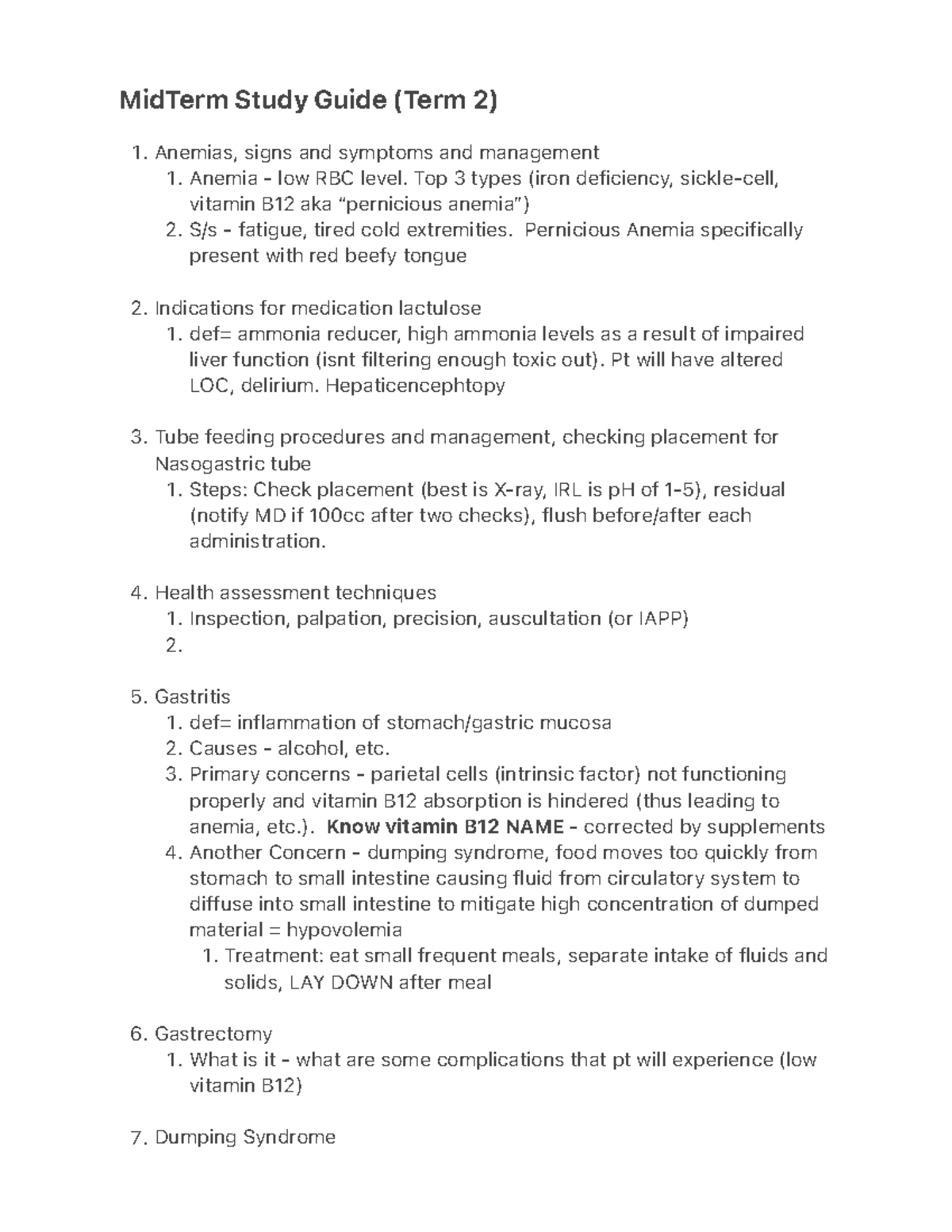 Mid Term Study Guide (Term 2) - 1. 1. 2. 2. 1. 3. 1. 4. 1. 2. 5. 1. 2 ...