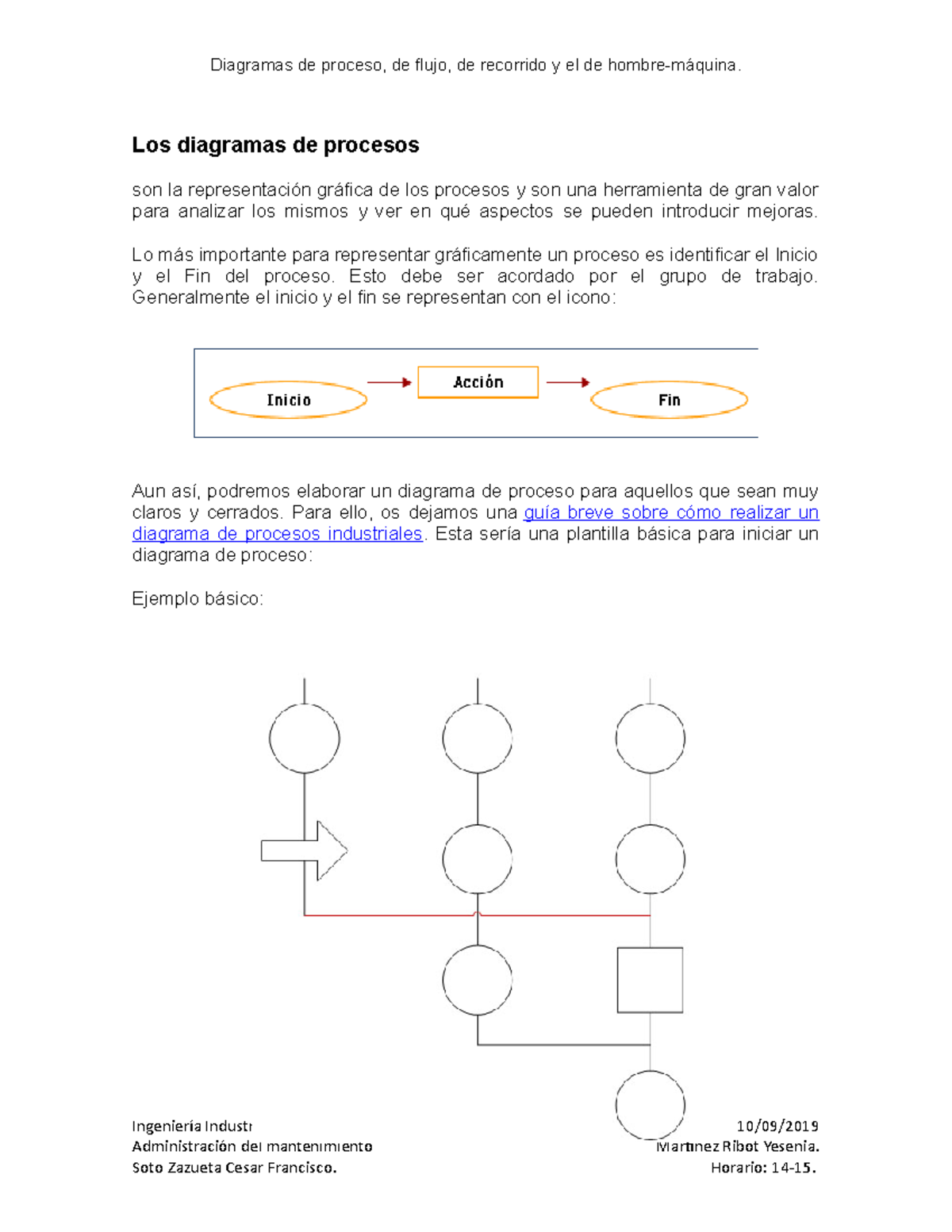 3.- Los diagramas de procesos - Los diagramas de procesos son la ...