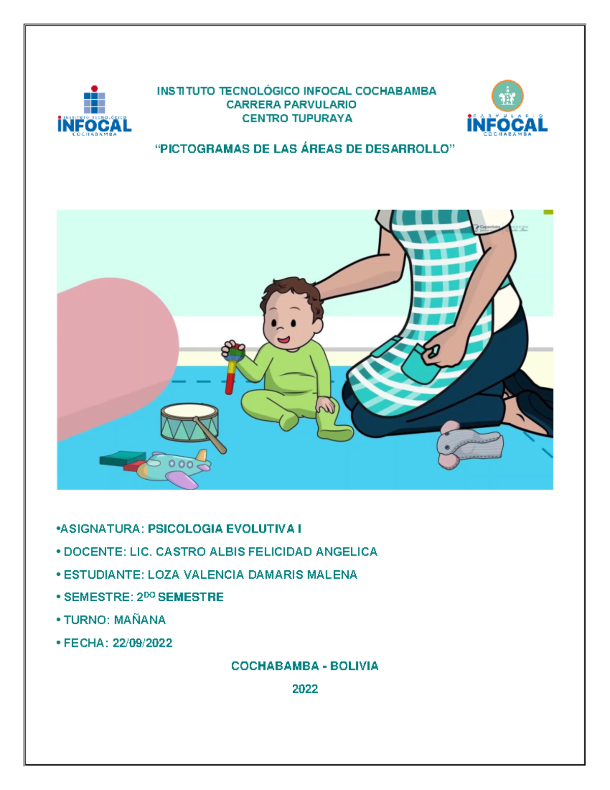 Pictogramas DE LAS Áreas DE Desarrollo - “PICTOGRAMAS DE LAS ÁREAS DE ...