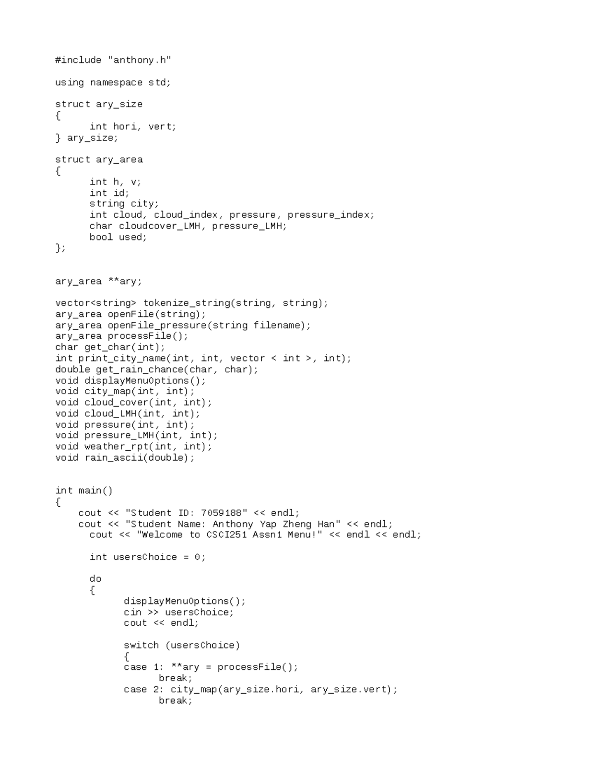 A1 2022 - asas - #include "anthony" using namespace std; struct ary ...
