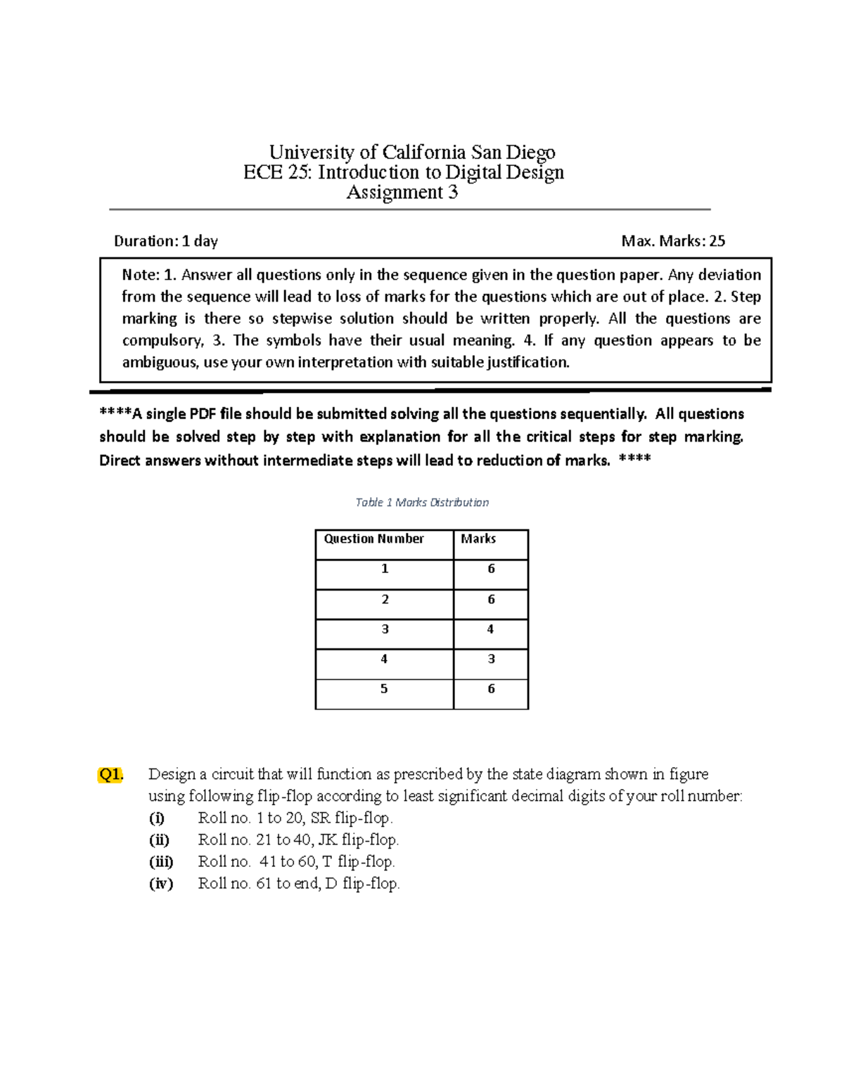 ECE 25 Assignment 3 - ECE 25 - Studocu