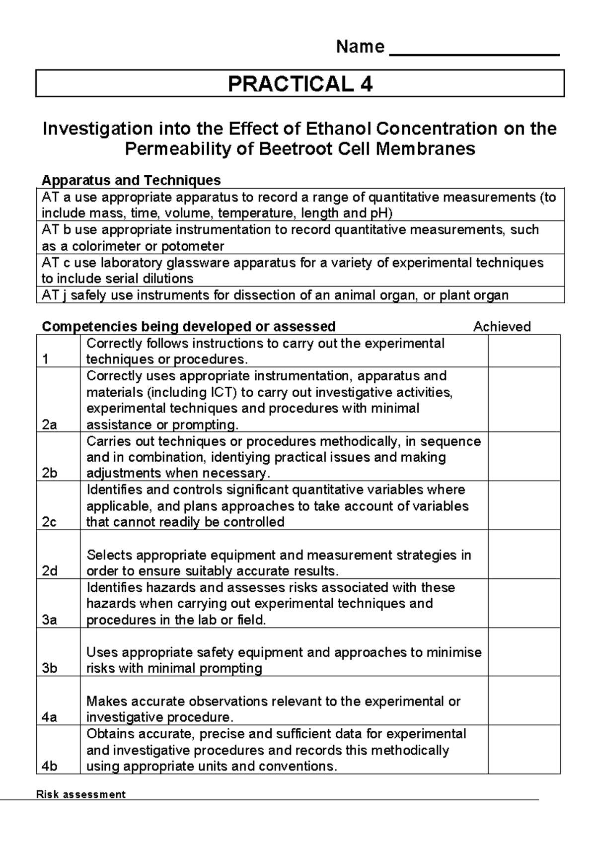 Practical 4. Method (002) - Name _________________ PRACTICAL 4 ...
