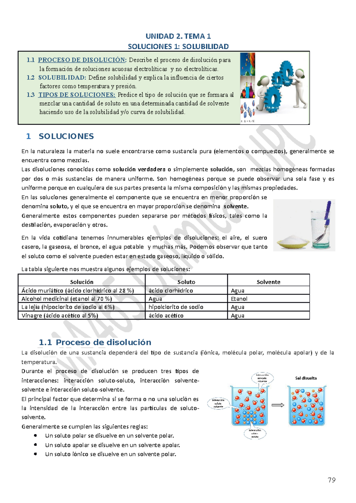 Aadasdasdada - nbj - UNIDAD 2. TEMA 1 SOLUCIONES 1: SOLUBILIDAD 1 ...