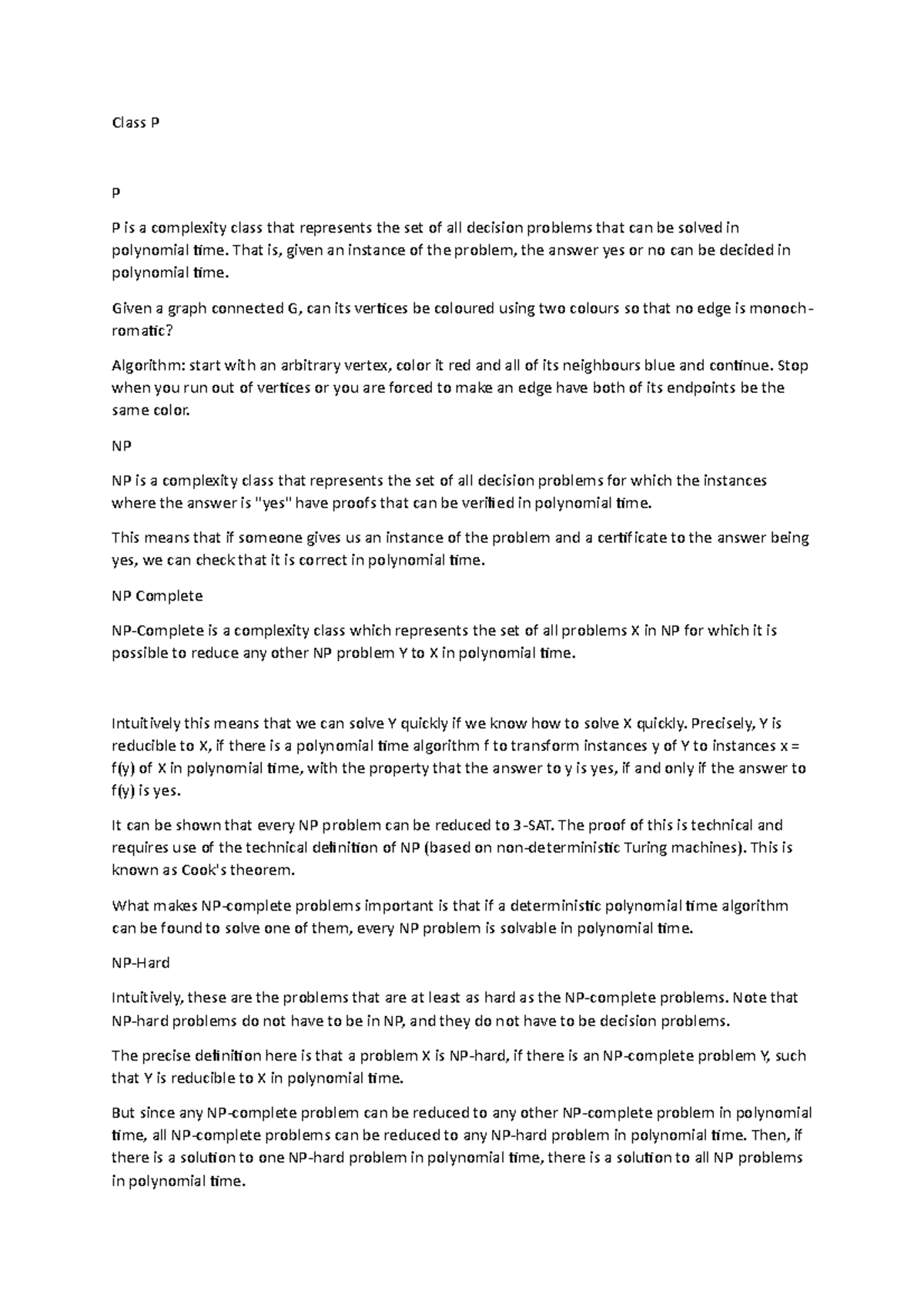 Class P Class P P P Is A Complexity Class That Represents The Set Of All Decision Problems