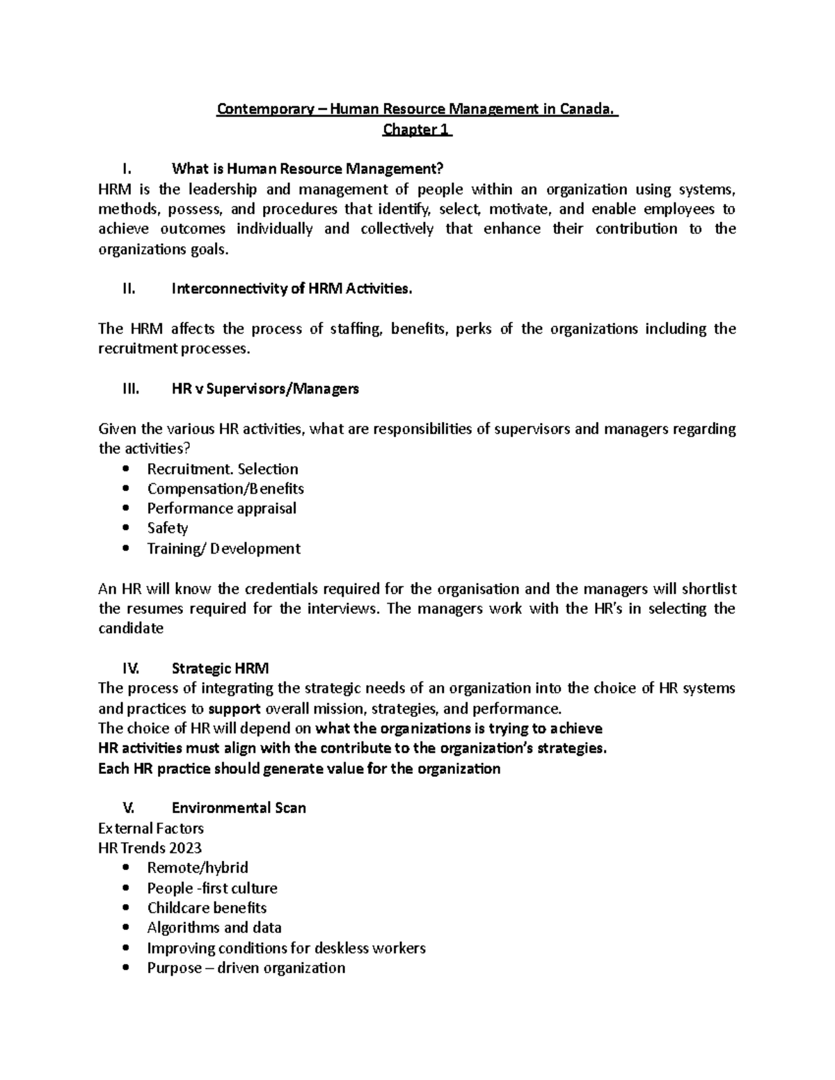 Contemporary Human Resource Chap1 - Contemporary – Human Resource ...