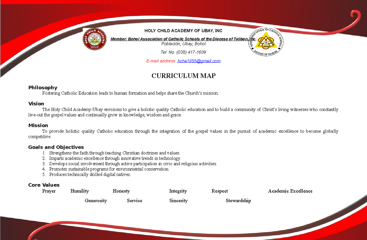 Filipino 10 Curriculum MAP - HOLY CHILD ACADEMY OF UBAY, INC Member ...