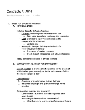 Contracts-Essay-Outline - Contracts Essay Outline & Exam Grid 1. Step 1 ...