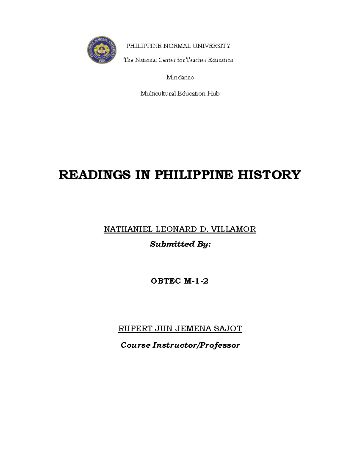 Inbound 136961568 - none - PHILIPPINE NORMAL UNIVERSITY The National ...
