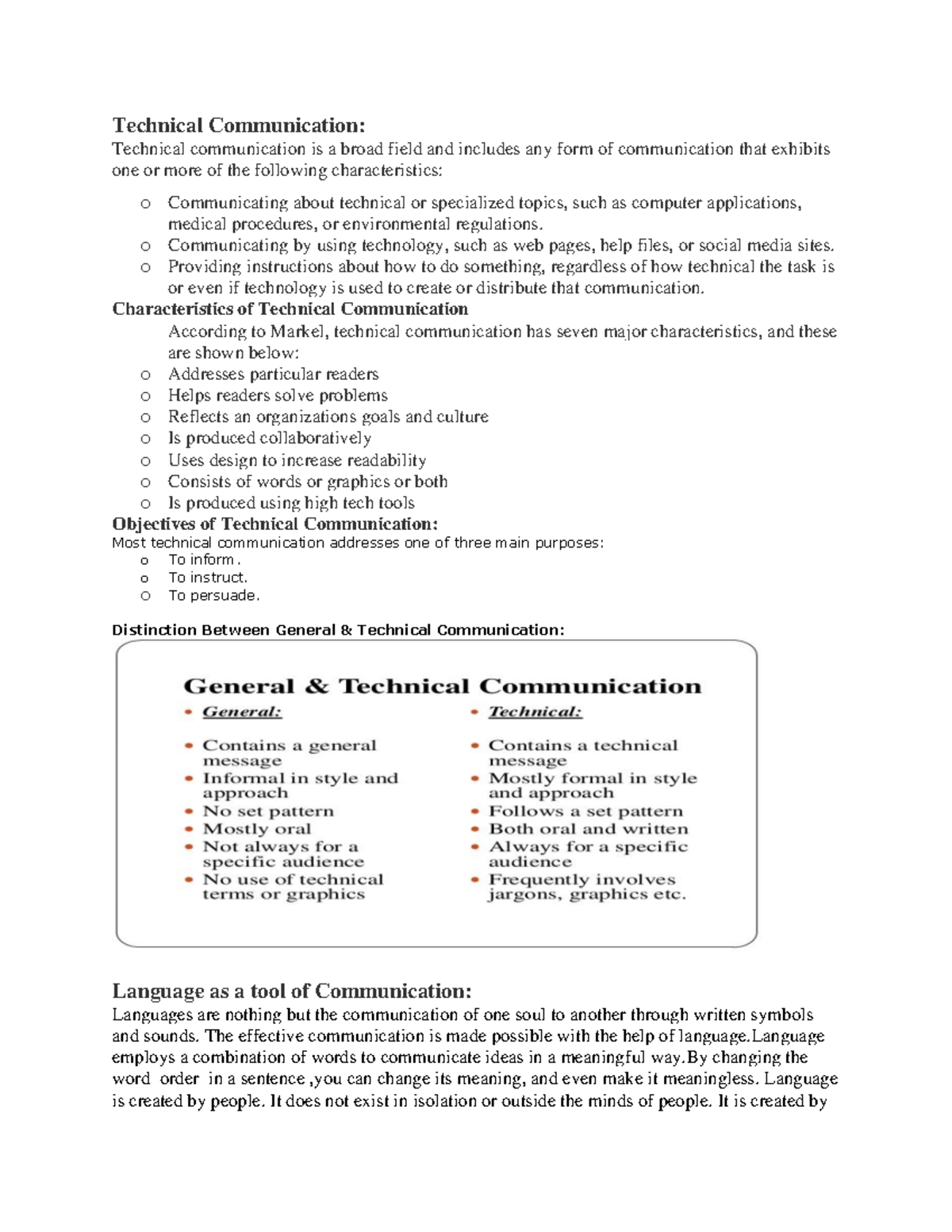TC All unit notes 2nd year - Technical Communication: Technical ...