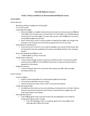 POLC68 lec 1-5 notes - Jan. Week 1 CL pp. 3- Andrew Heard, Canadian ...