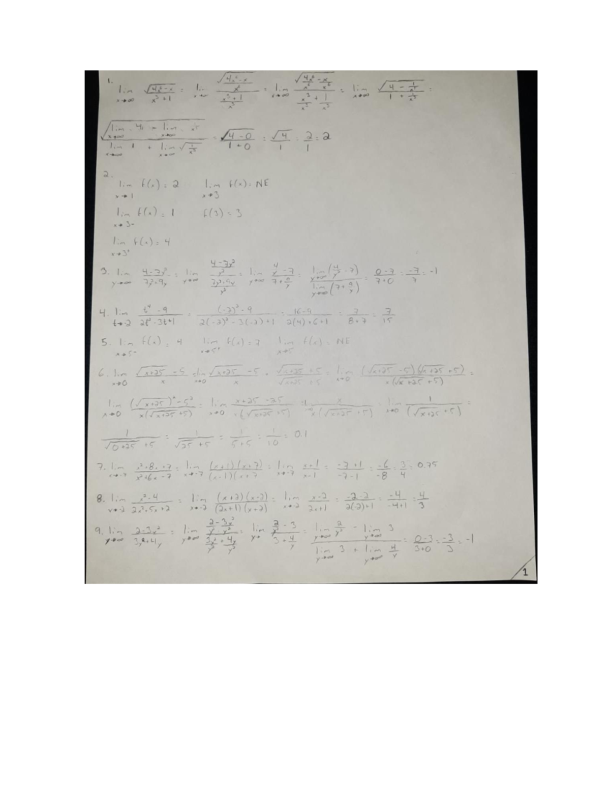 Tarea 1- Limites- Continuidad - lim 4, - lim. x X400 /4-0 - : 4 : 2:2 I ...