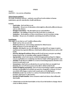 DTN201 Assessment Task A and B on Miss Smith - Nutrition Fundamentals ...