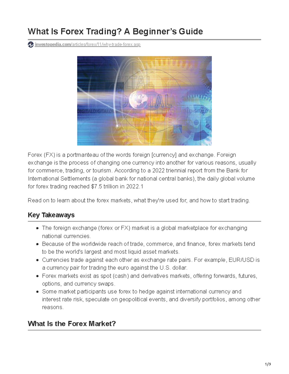 Investopedia.com-What Is Forex Trading A Beginners Guide - What Is ...