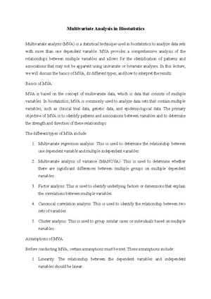 Experimental Design in Biostatistics Biostatistics - Experimental Design in Biostatistics - Studocu
