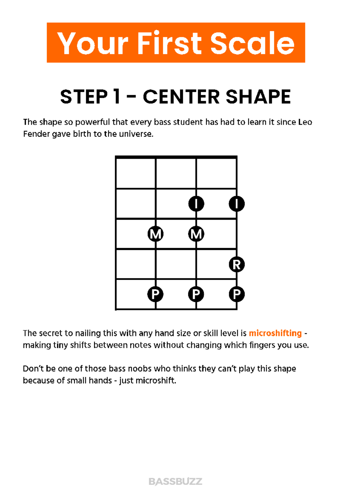 Bass Buzz-Major-Scale - YourFirstScale ...