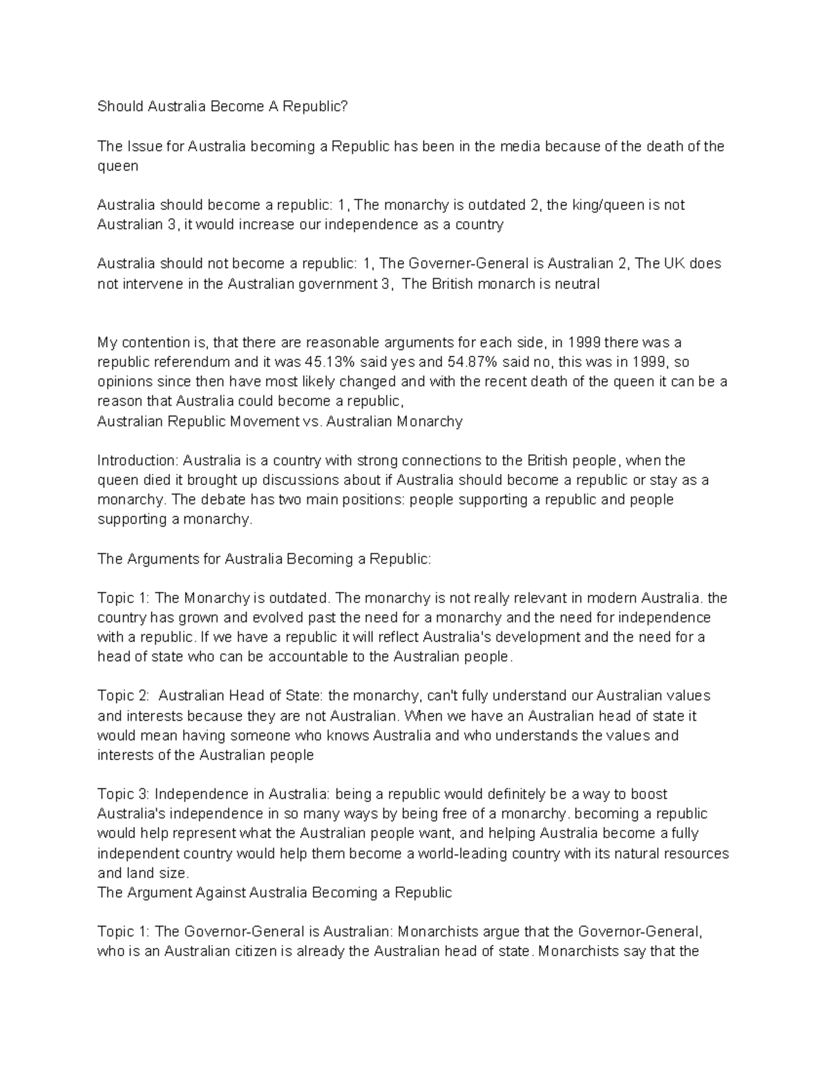 Australia Become A Republic - Australian Monarchy Introduction ...