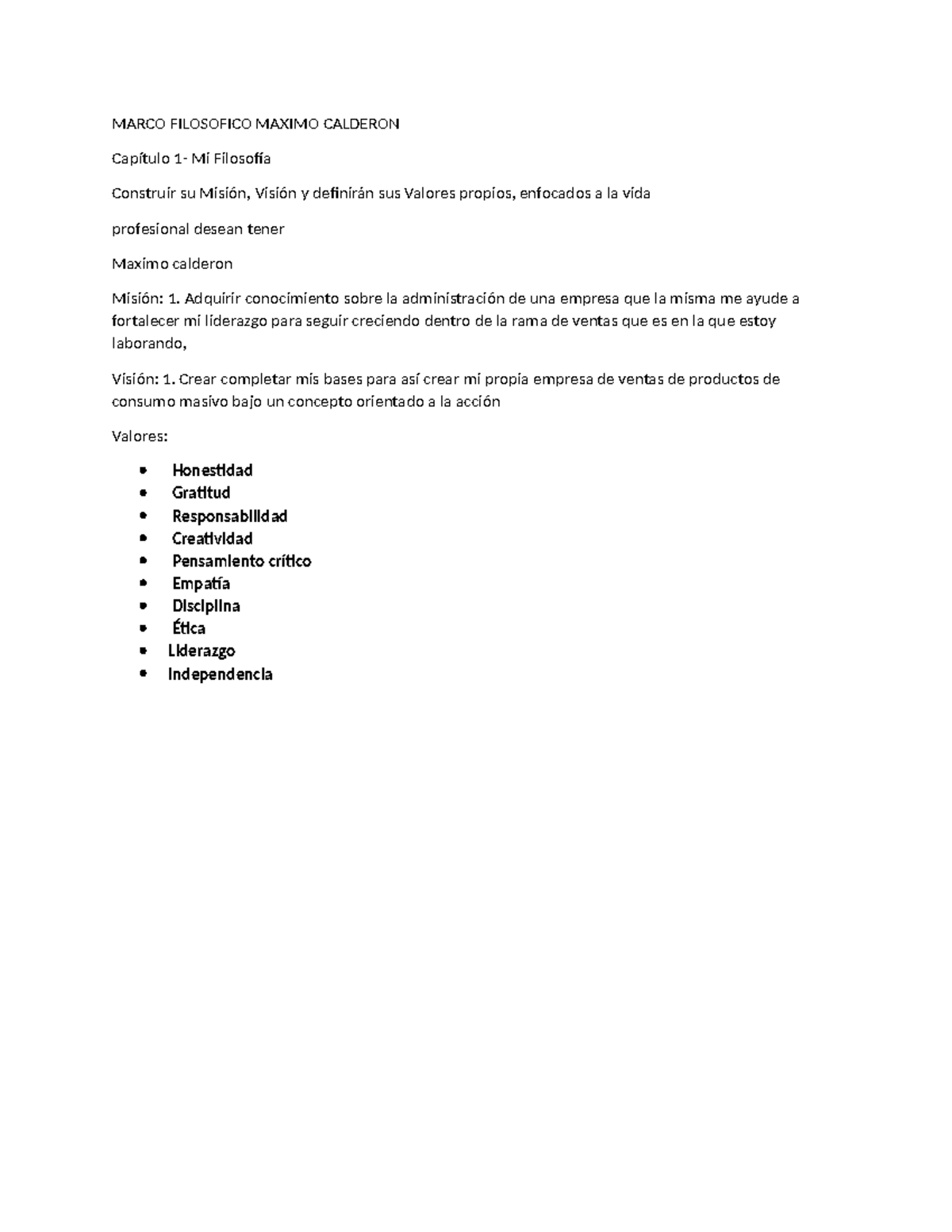 Marco Filosofico Maximo Calderon - MARCO FILOSOFICO MAXIMO CALDERON ...