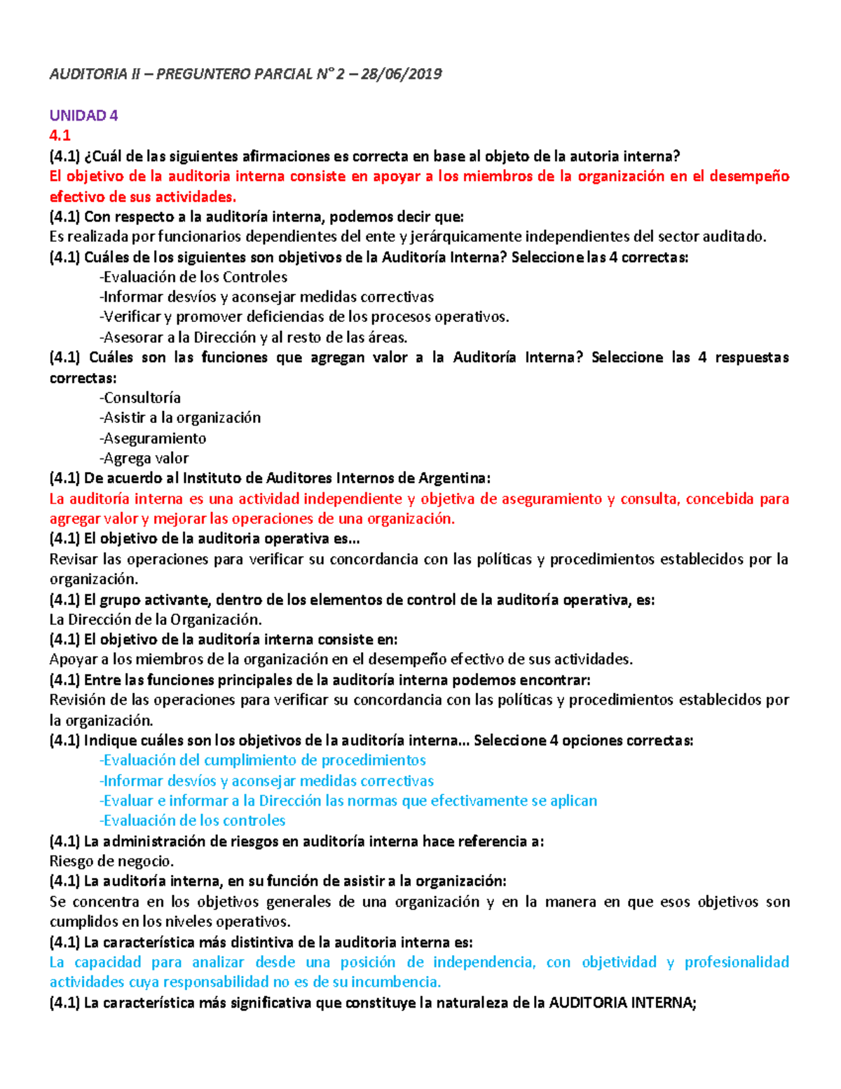 Examen AUDITORIA II - Warning: TT: undefined function: 32 Warning: TT: undefined function: 32 ...