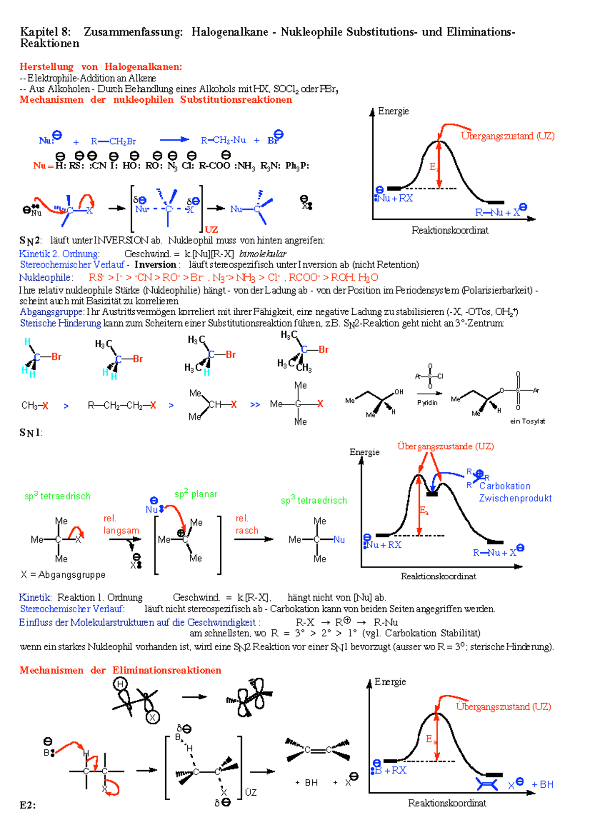 Zusammenfassung 8 - Wintersemester - Kapitel 8: Zusammenfassung ...
