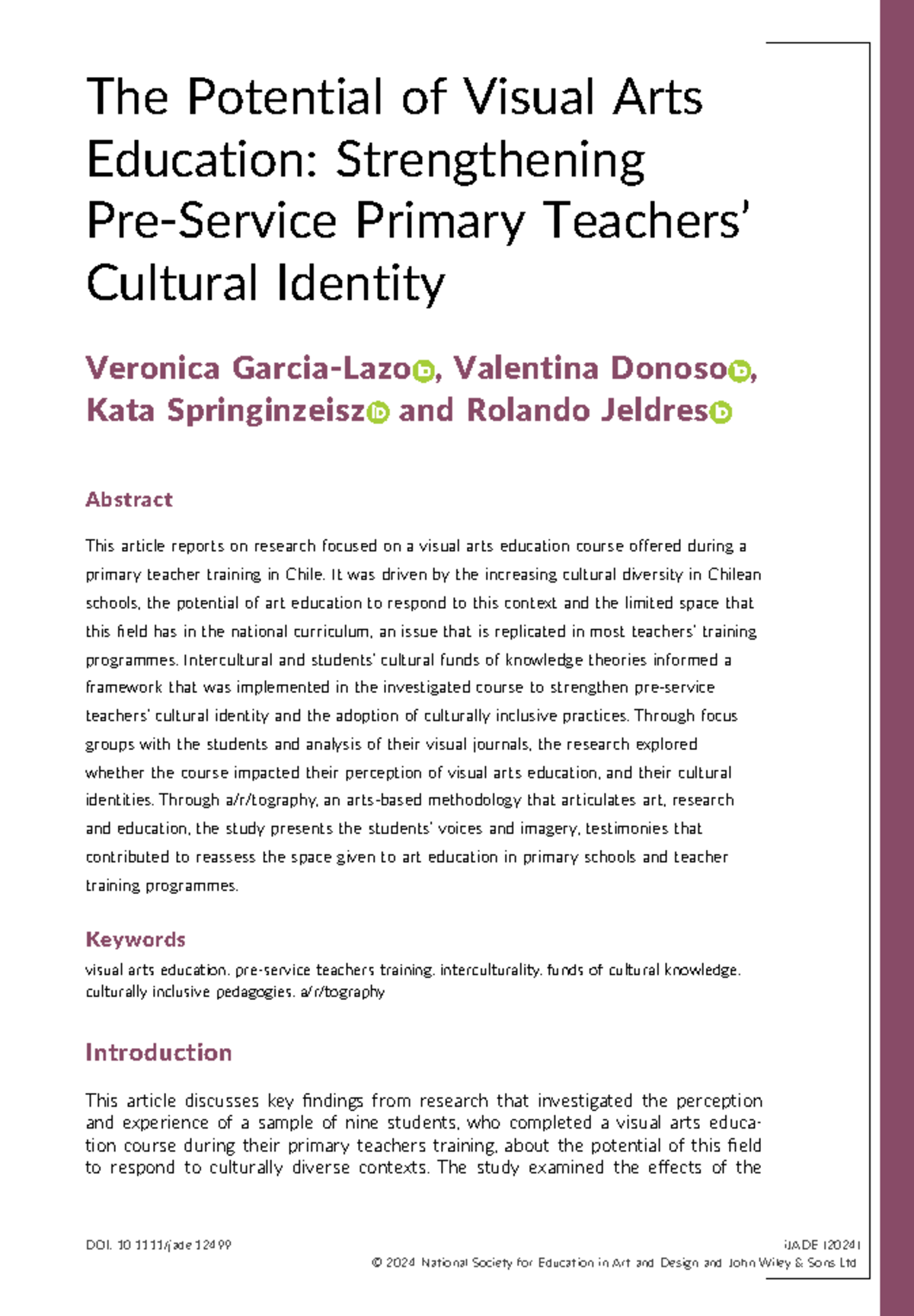 Paper - 014729 b - The Potential of Visual Arts Education ...