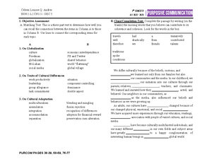 Andres C. - Purcom - lec note - |purposive communication 2 nd SEMESTER A. 2022 – 2023 A. Correct ...