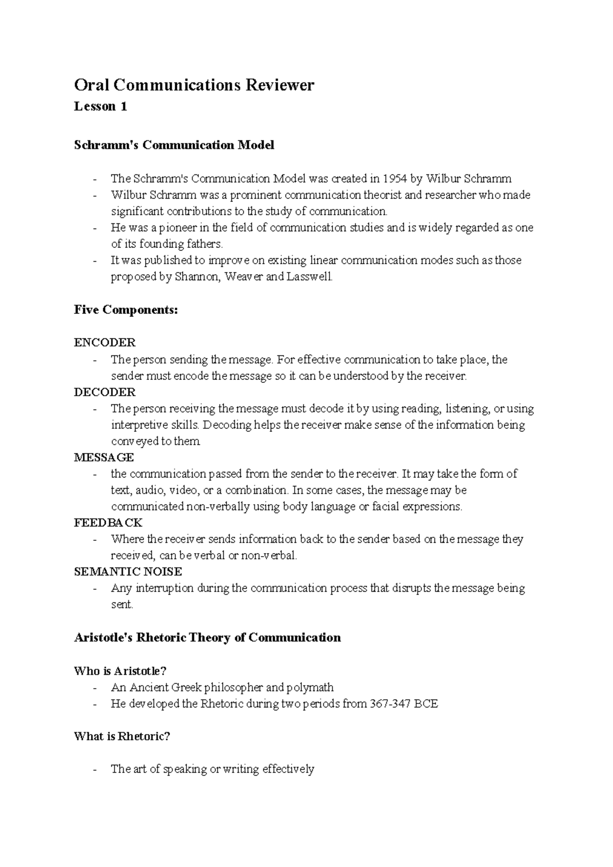 Oral-Communications-Reviewer - Oral Communications Reviewer Lesson 1 ...