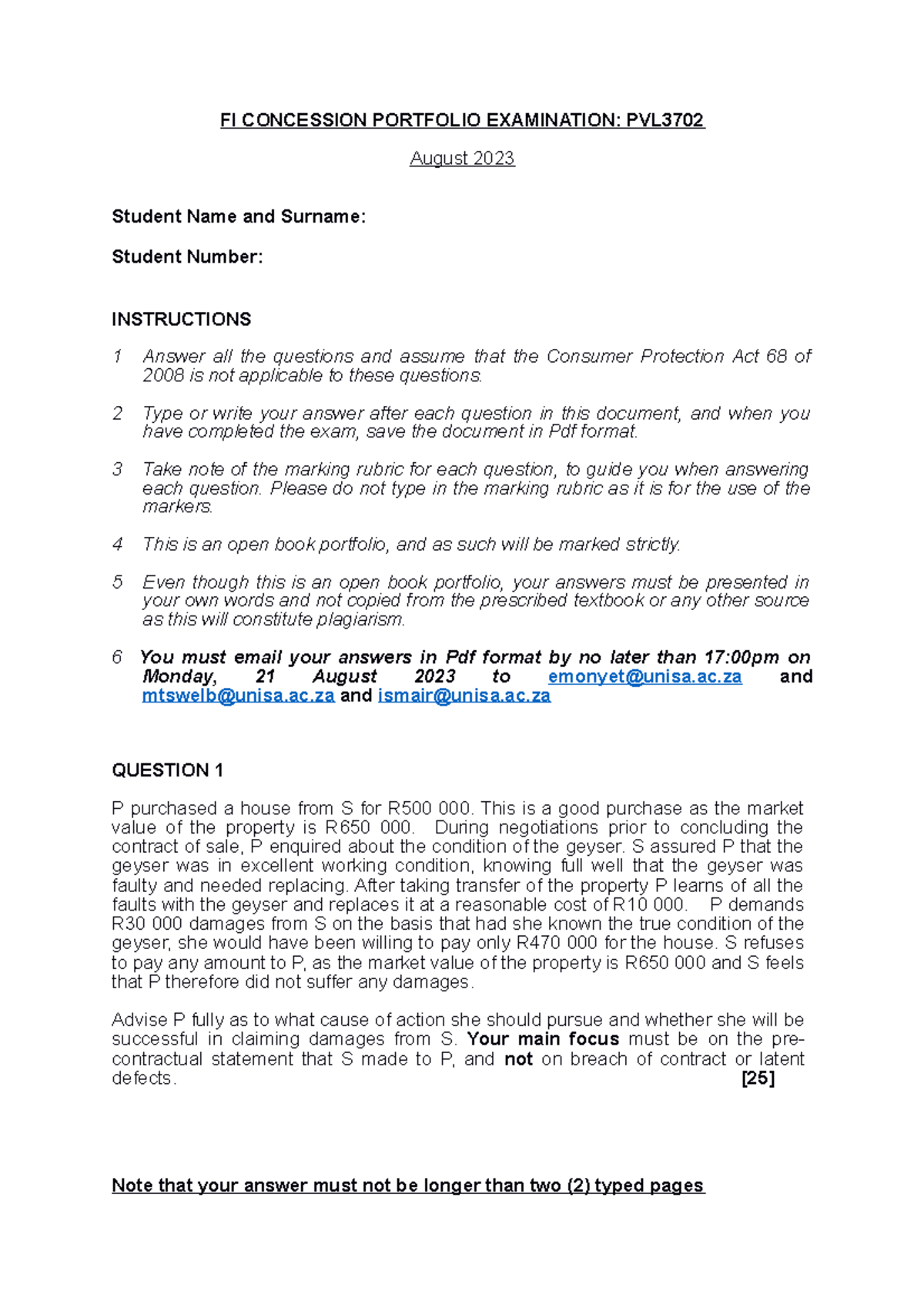 FI Concession August 2023 Exam Portfolio - FI CONCESSION PORTFOLIO ...