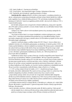 Povijest Hrvata u 18. i 19. stolje çu - Hrvatski studiji Sveučilišta u ...