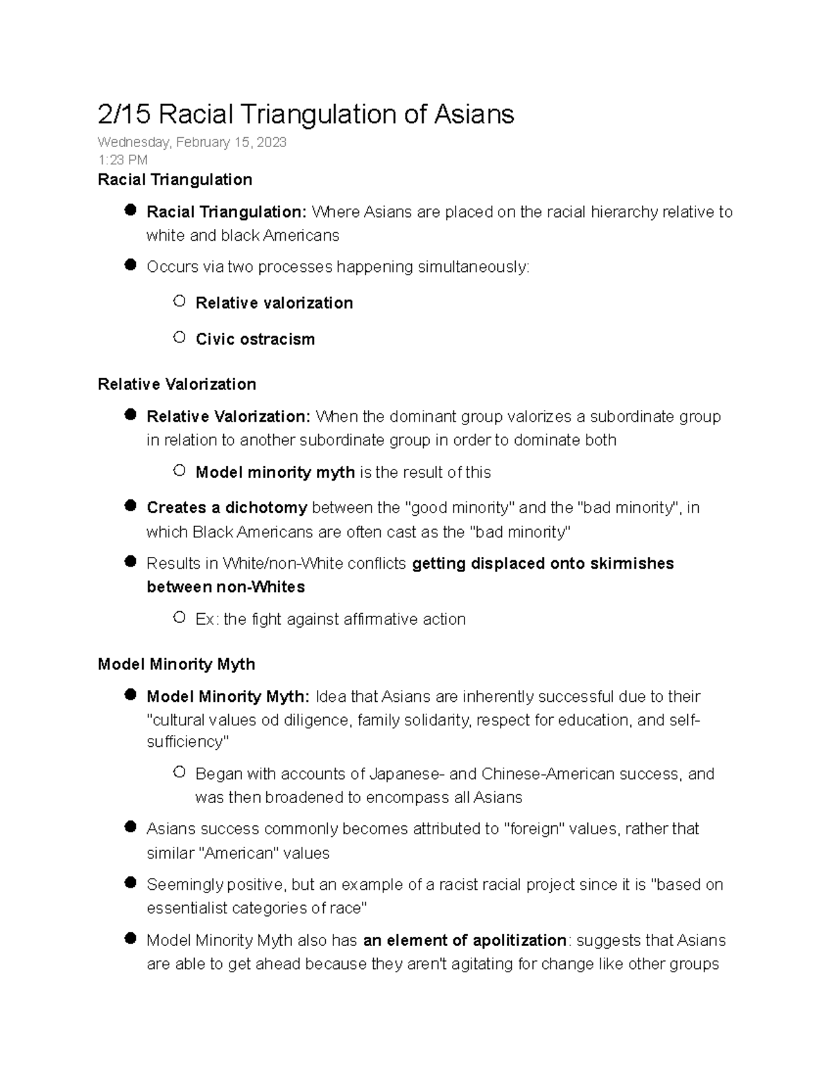 2 15 Racial Triangulation of Asians - 2/15 Racial Triangulation of ...