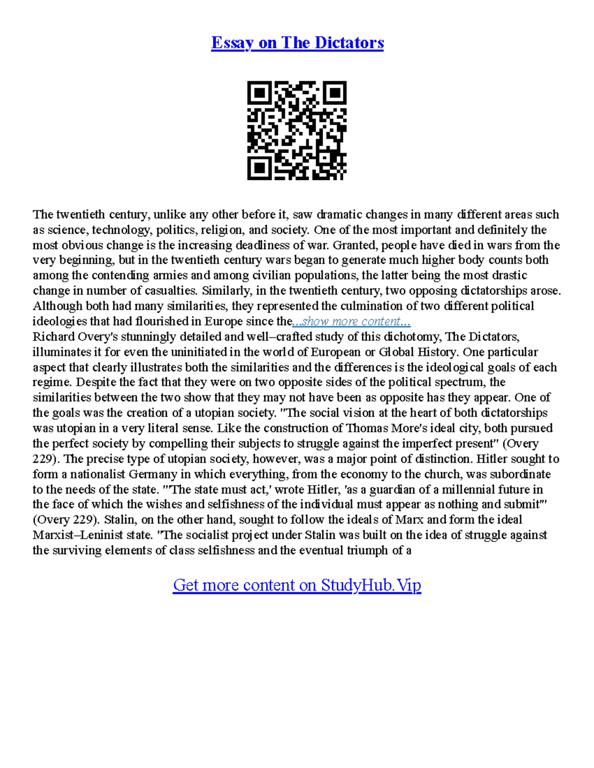 Current Topics For Essay Writing Essay On The Dictators The Twentieth