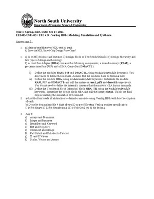 Assignment Cover Page NSU - Semiconductor physics - Course code ...