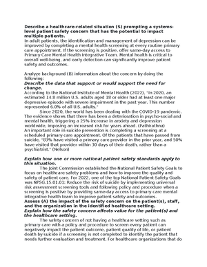 CLarson Organizational Systems and Healthcare Transformation D221 ...