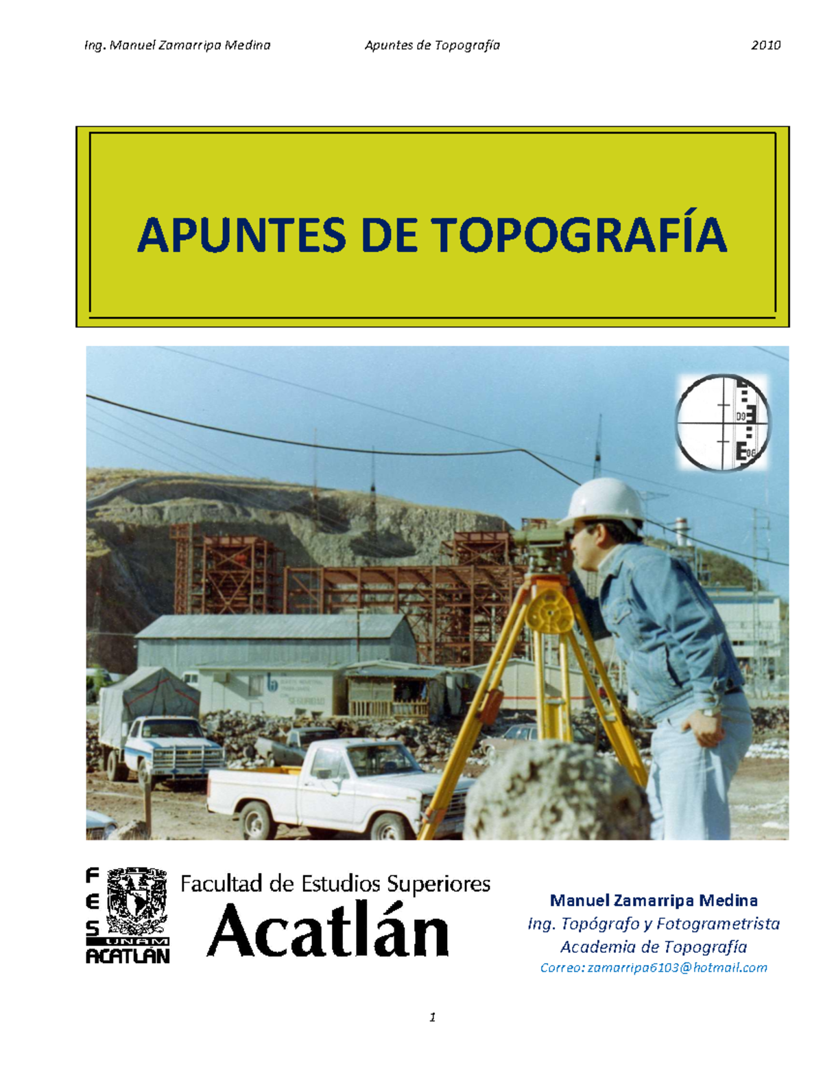 Doc - ayuda - APUNTES DE TOPOGRAFÕA Manuel Zamarripa Medina Ing ...