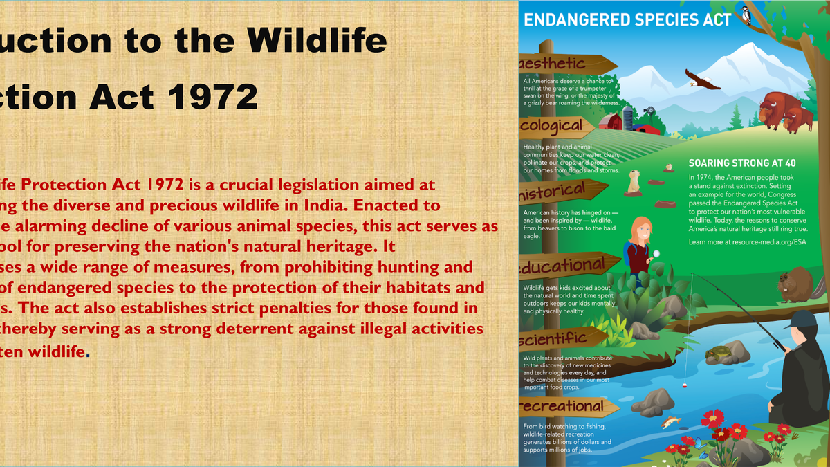 Wildlife-Protection-Act-1972 Slide Share - to the W ildlife 1972 ...