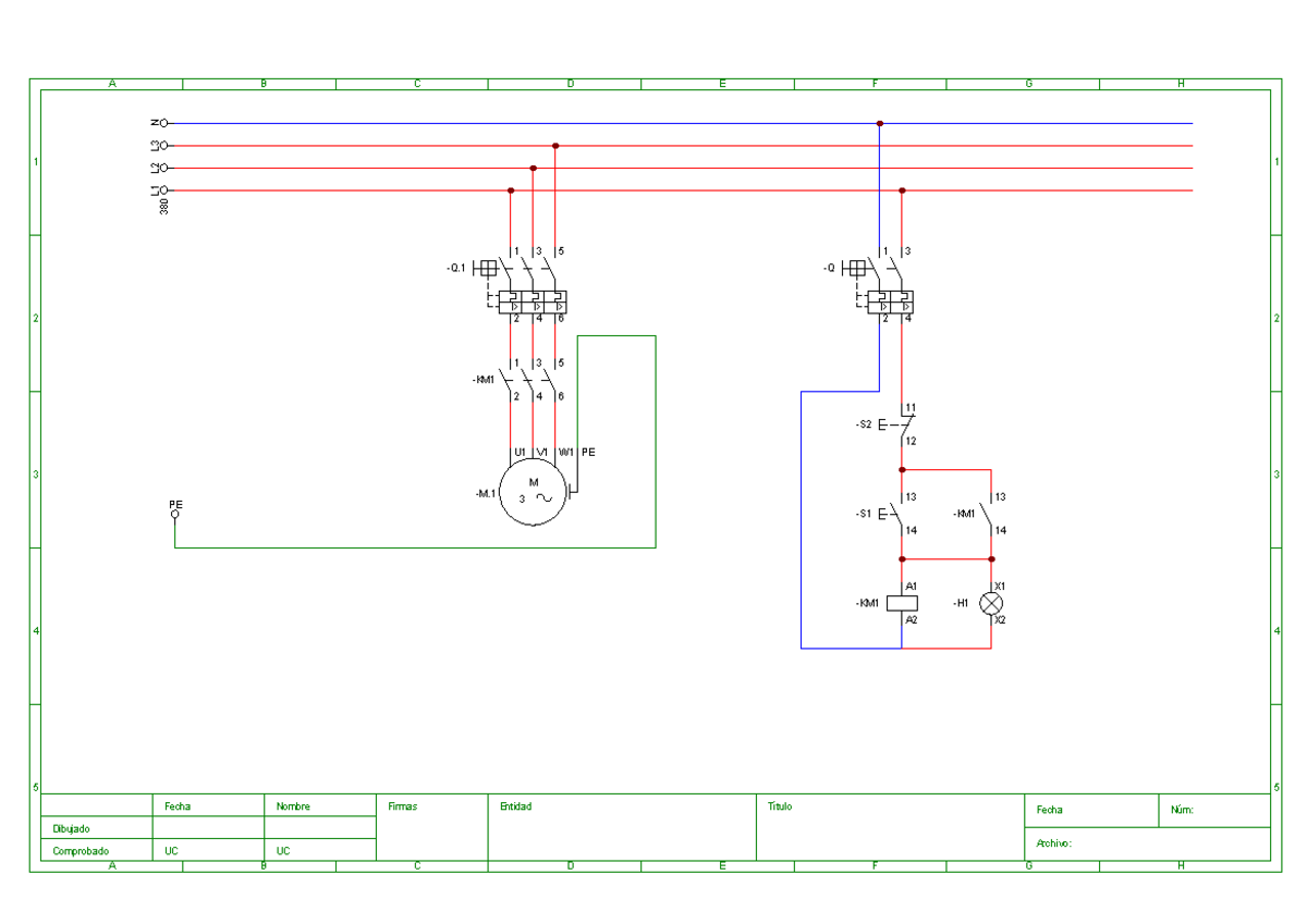 Arranca de Motor retro alimentado. pdf - A A B B C C D D E E F F G G H ...