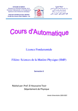 Cours electronique numerique - Module d’Electronique 2 ème partie ...