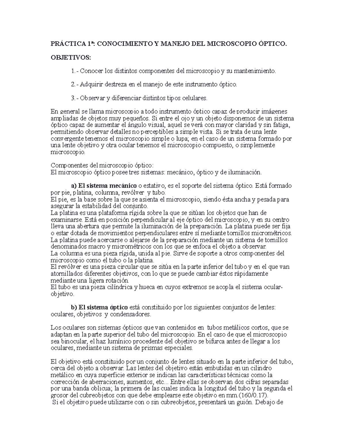 Prác 1ª - practicas obligatorias y preparación para la parte practica ...
