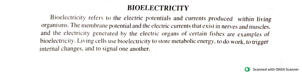 Bioelectricity -Electric organs ,Morphology of electric organs ...