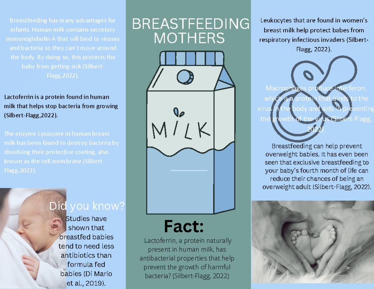 brochure chapter 5 - BREASTFEEDING MOTHERS Breastfeeding has many ...