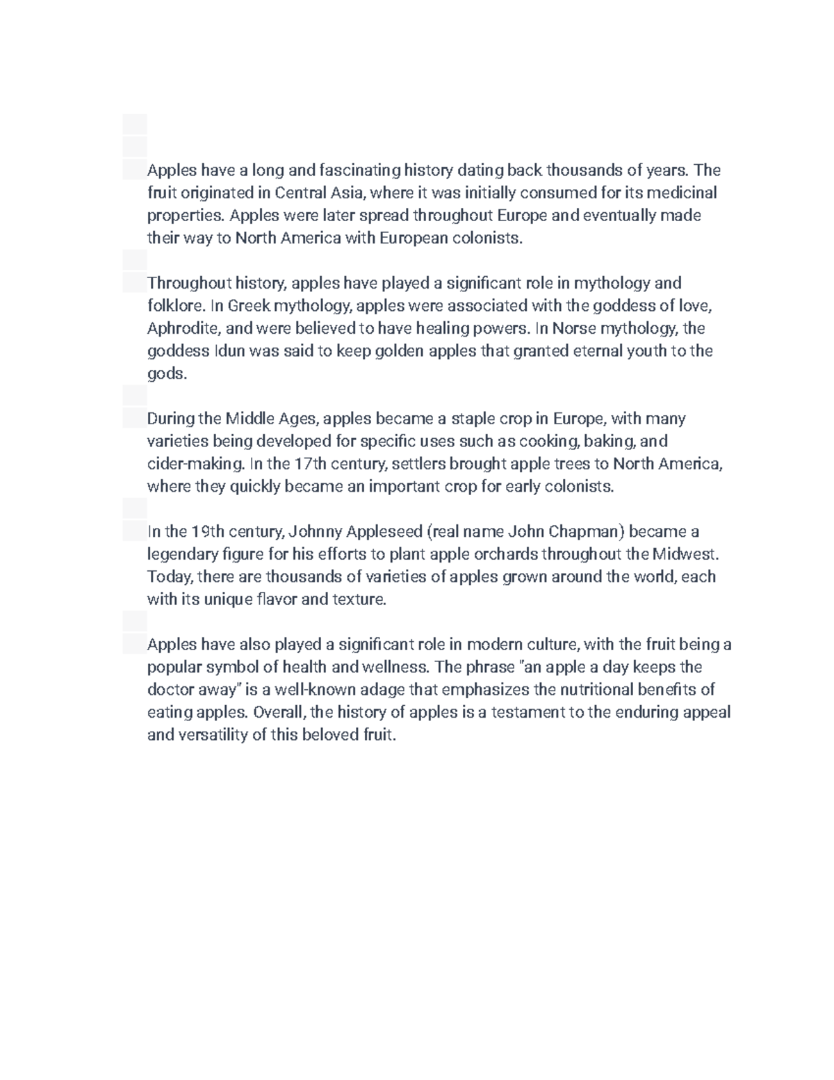 History of apples - Apples have a long and fascinating history dating ...