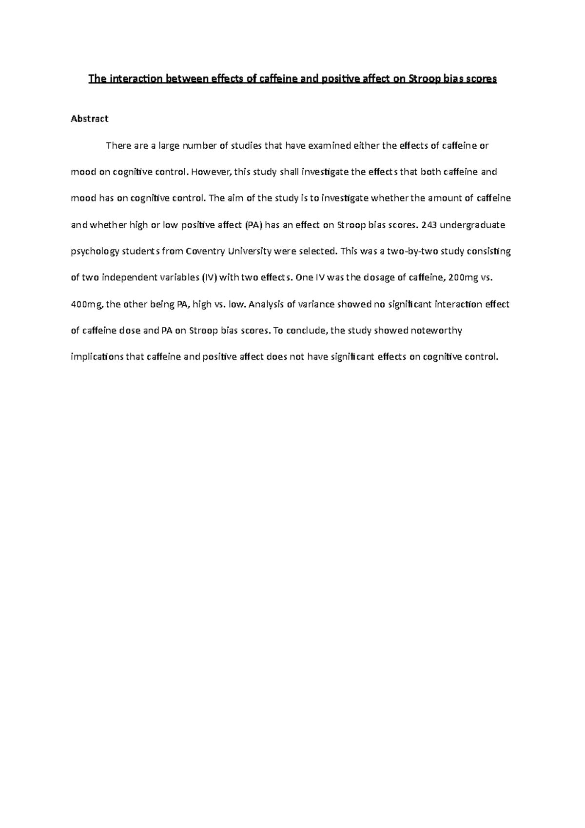 Final Submission FULL ASSIGNMENT For An Assignment On The Interaction final-submission-full-assignment-for-an-assignment-on-the-interaction