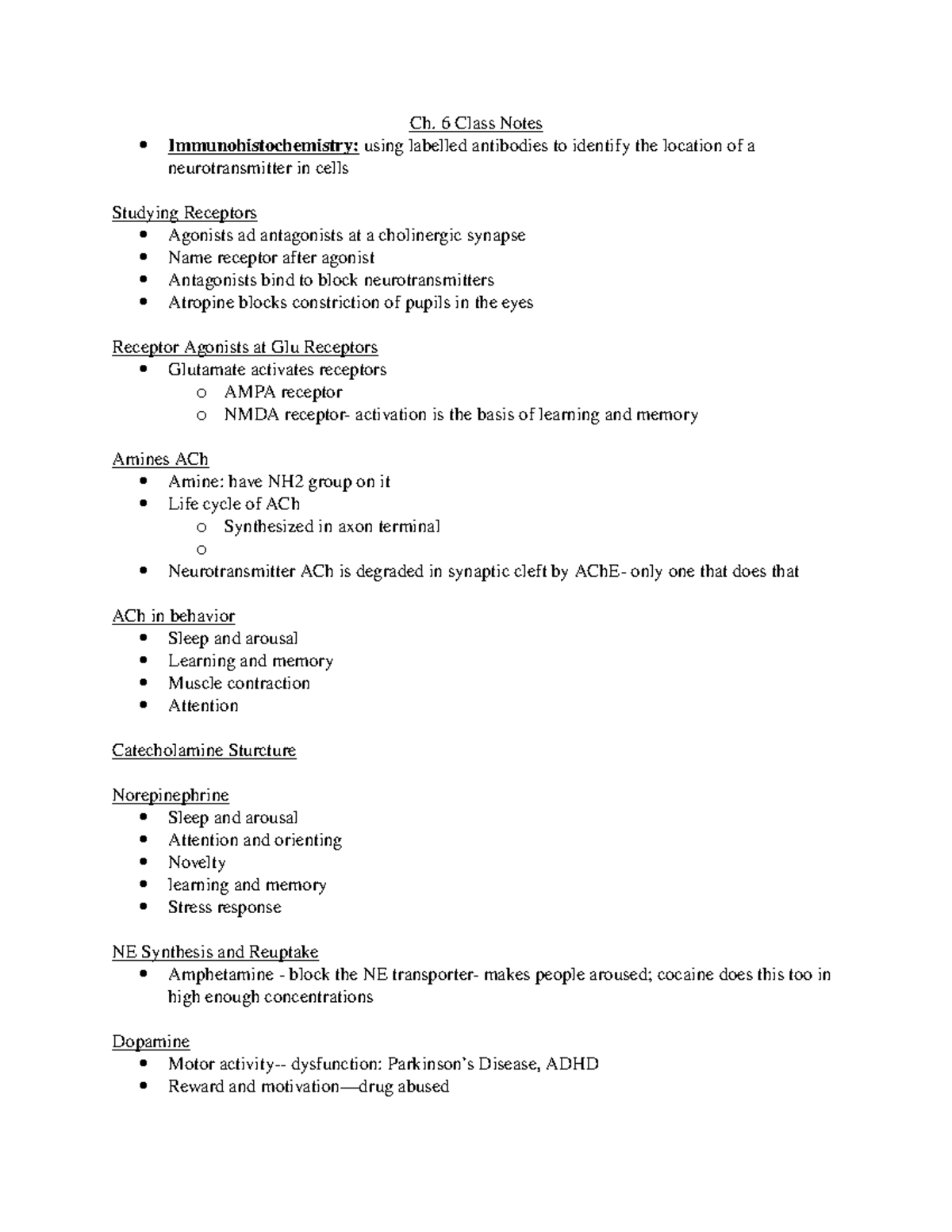 Ch 6 class notes - Ch. 6 Class Notes Immunohistochemistry: using ...
