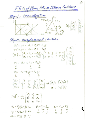 lab manual of FEA - Finite Element Analysis (FEA) Lab (ANSYS) (Final Lab Report of the Semester ...